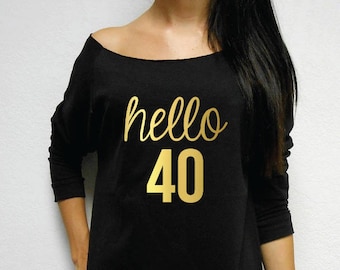 40th birthday shirt | Etsy