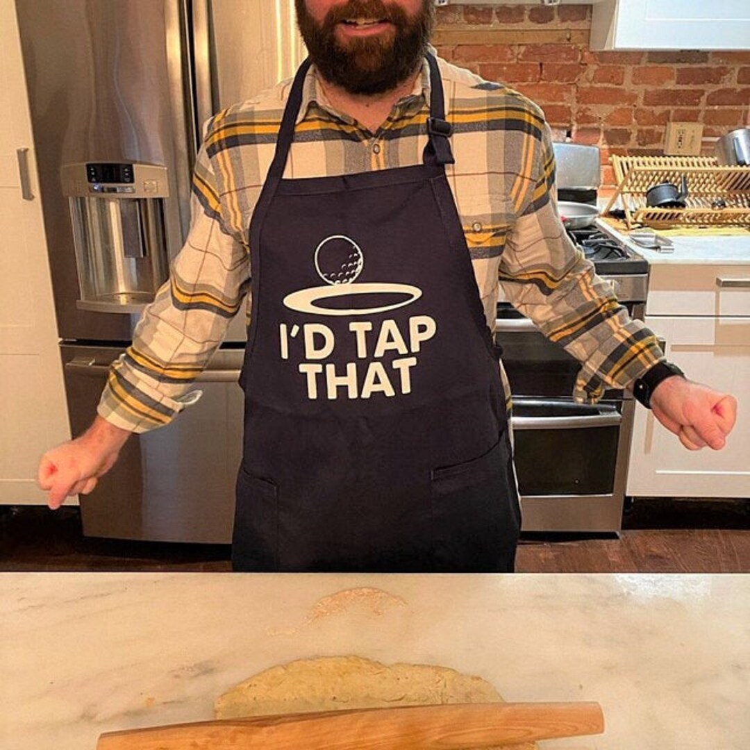 I'd Tap That Apron, Funny Golf Apron, Apron for Golfer, Dad Golfer Gift ...