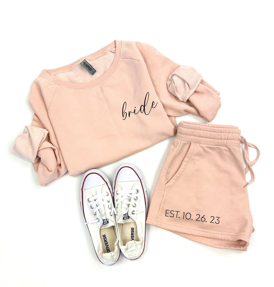 Custom Bride Outfit, Matching Set for Bride, Personalized Bride Outfit ...