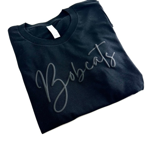 Custom Puff Vinyl T Shirt - Etsy