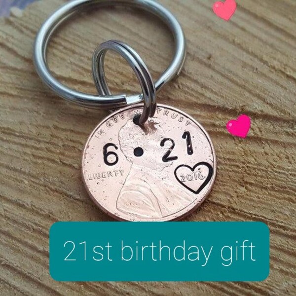Lucky Penny Keychain - Etsy
