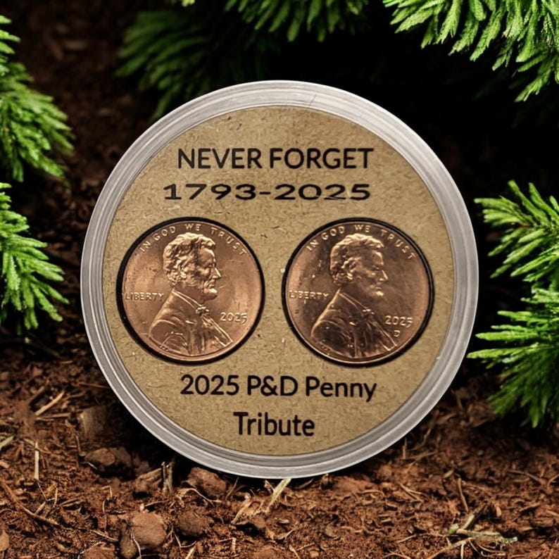 2025 P&D Penny Commemorative Gift • Coin Collector Gift • Penny Desk ...