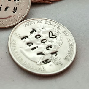 Tooth Fairy Coin, Tooth Fairy Quarter, Tooth Lost Gift, Loose Tooth ...