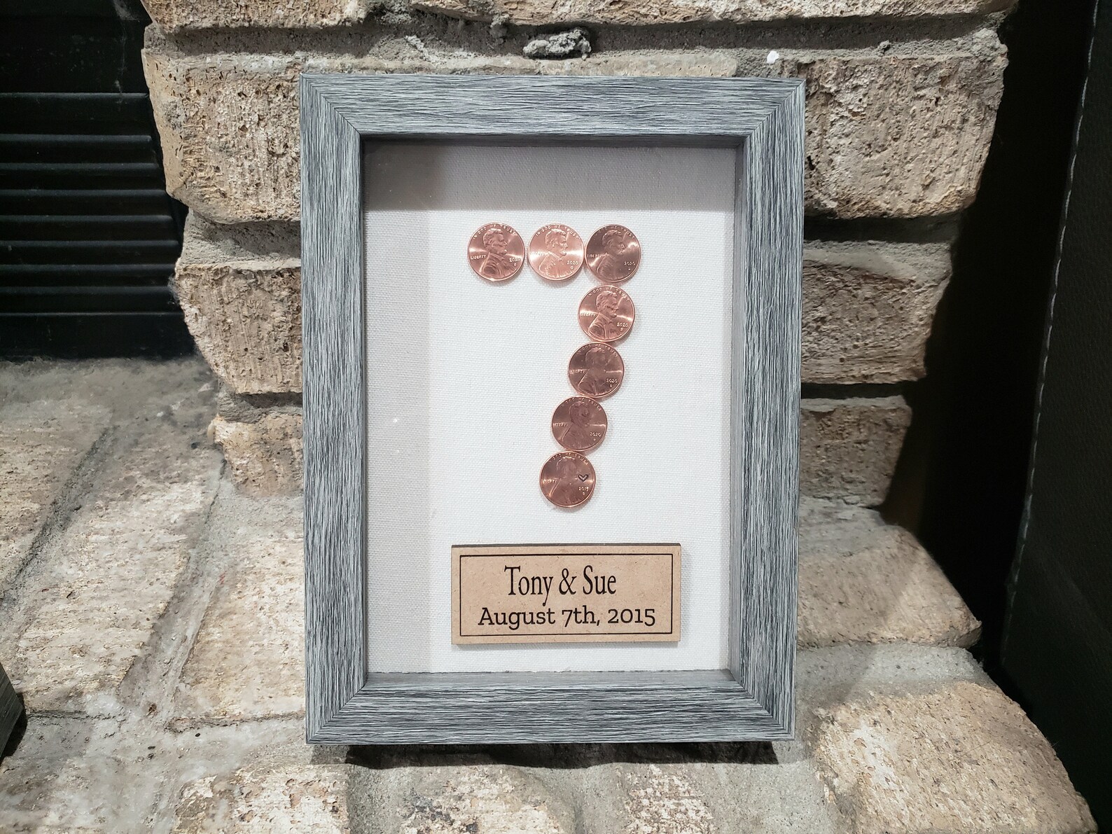 Copper Gift 7th Anniversary Personalized Wedding Gift. - Etsy