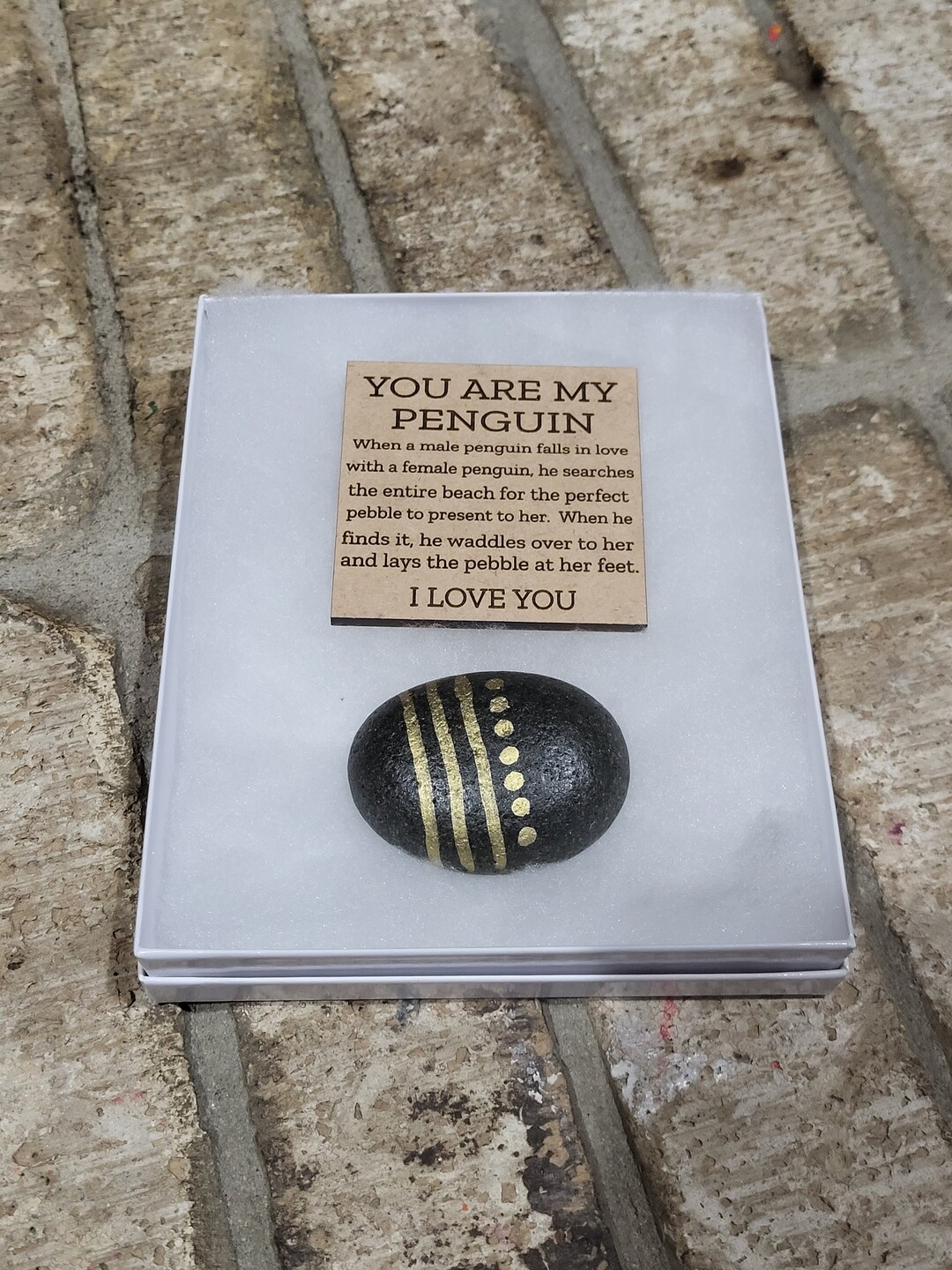 Penguin Pebble. You Are My Penguin Gift for Husband. Beach - Etsy