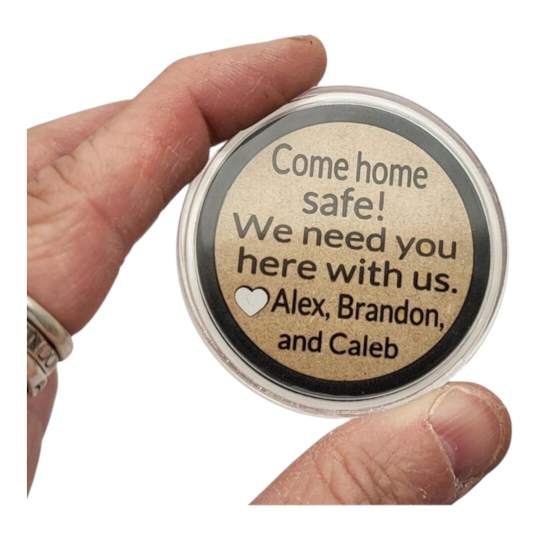 Be Safe Deployment Wooden Token, Personalized Military Gift - Etsy
