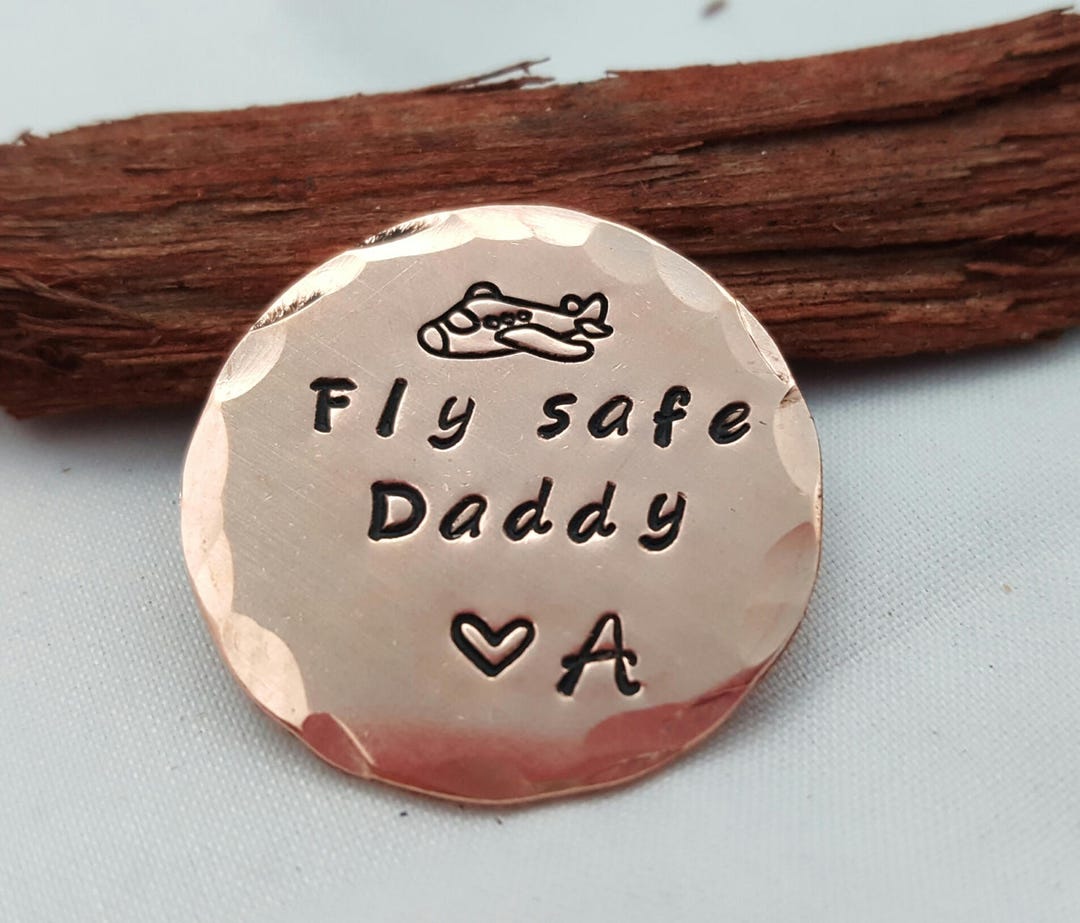 Fly Safe Pocket Token, Fly Safe Coin, Flying Gift, Pilot Gift, Pilot ...