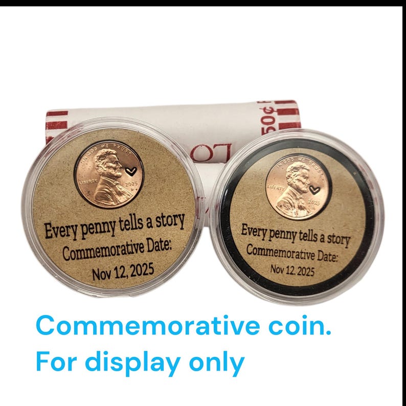 Handmade 2025 Commemorative Penny Keepsake • Every Penny Has a Story ...