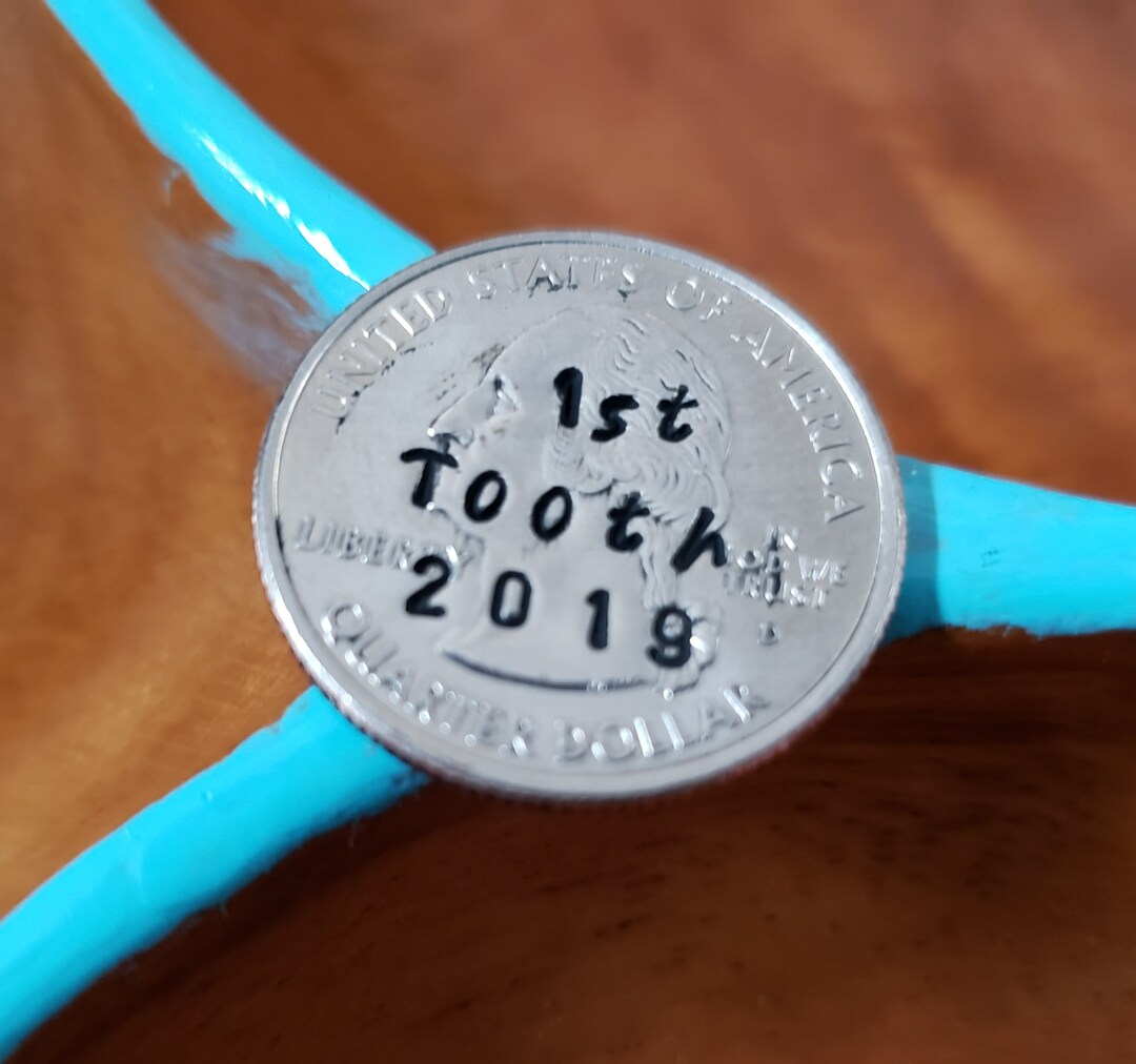 Tooth Fairy Coin, Tooth Fairy Quarter, Tooth Lost Gift, Loose Tooth ...