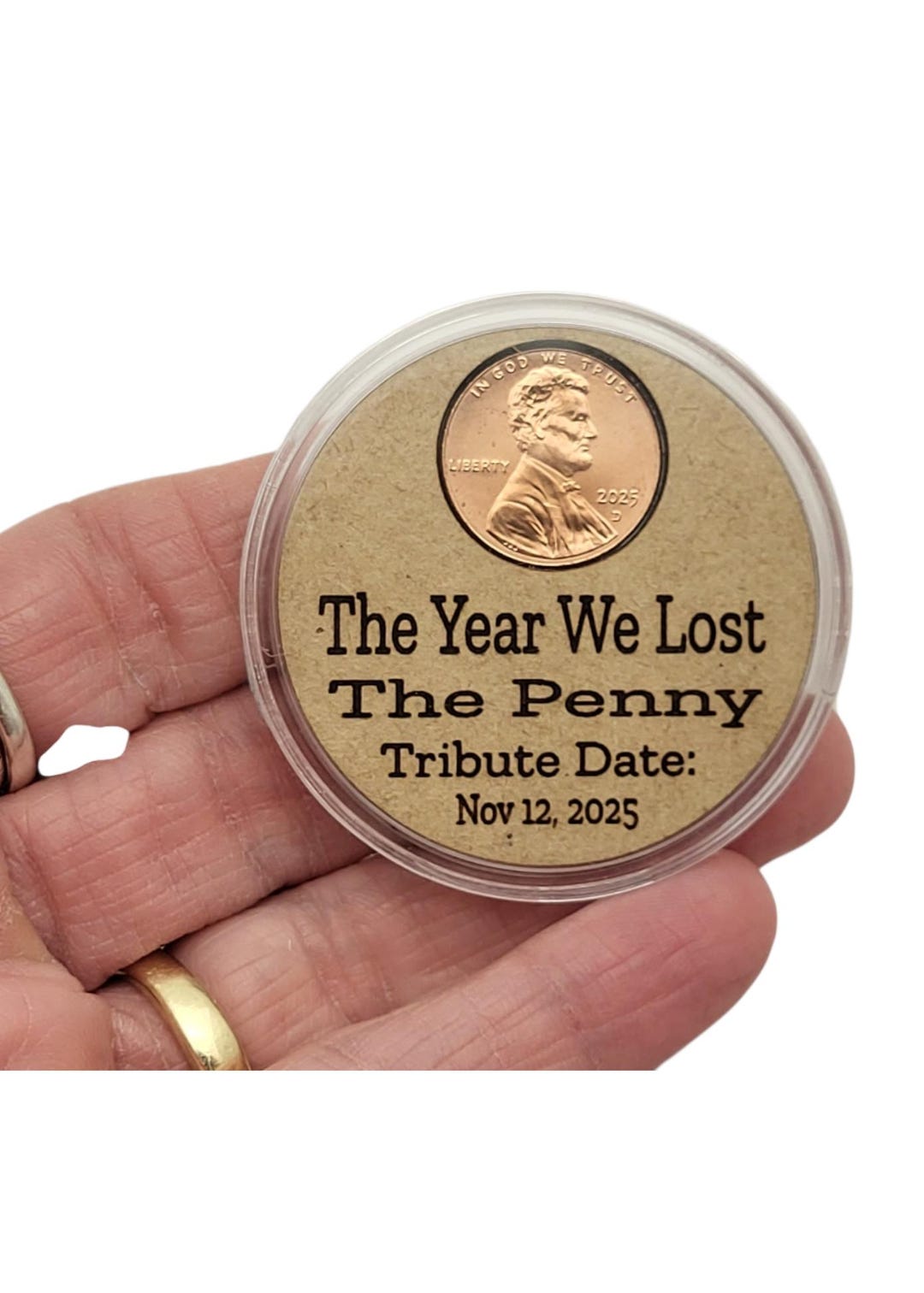 2025 Lincoln Penny Gift, End of an Era Commemorative Keepsake ...