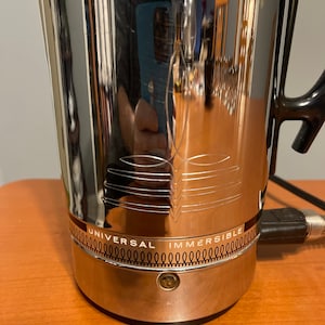 Percolator Coffee Pot Universal 1950s Vintage 1960s Coffeematic Model ...