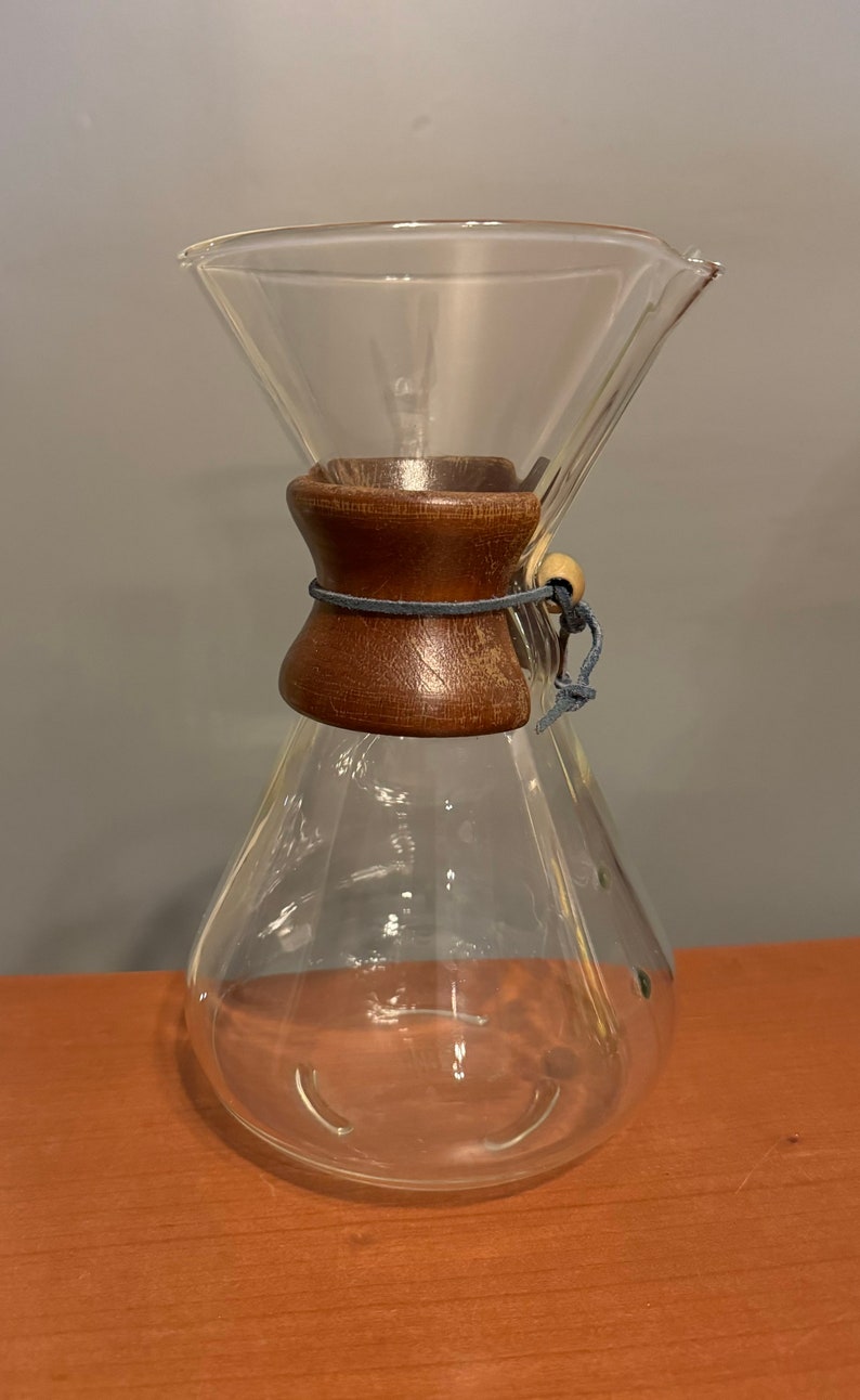 Chemex Pour Over Drip Coffee Pot 1960s Vintage Large 13 Cup Model 11 ...