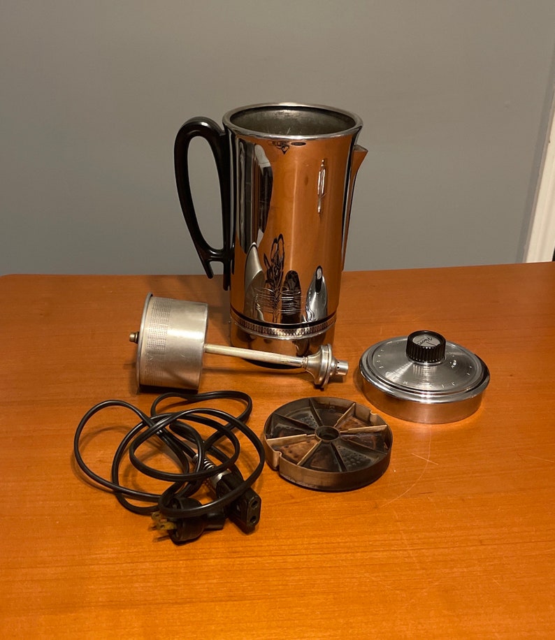 Percolator Coffee Pot Universal 1950s Vintage 1960s Coffeematic Model ...