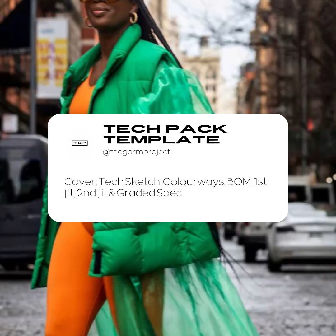 Tech Pack Template - Etsy