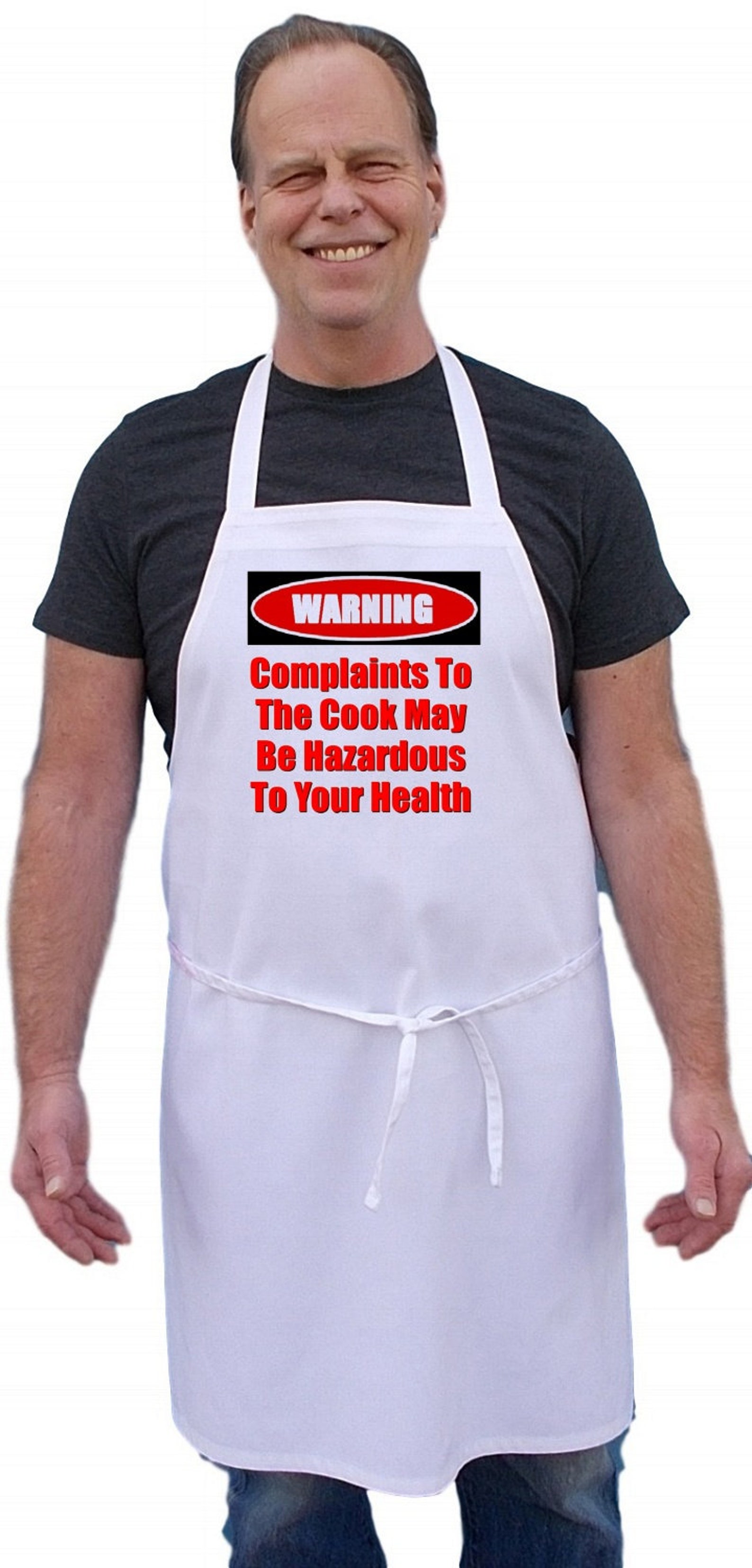 Funny Kitchen Aprons Complaints to the Cook White Chef Apron | Etsy