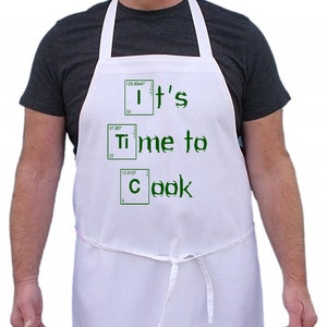 Chef Apron From Breaking Bad Its Time to Cook Kitchen Aprons - Etsy