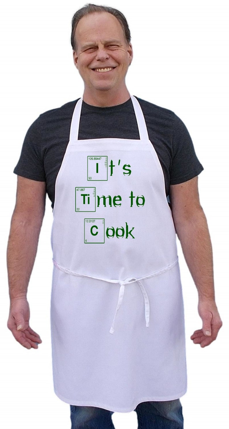 Chef Apron From Breaking Bad Its Time to Cook Kitchen Aprons - Etsy