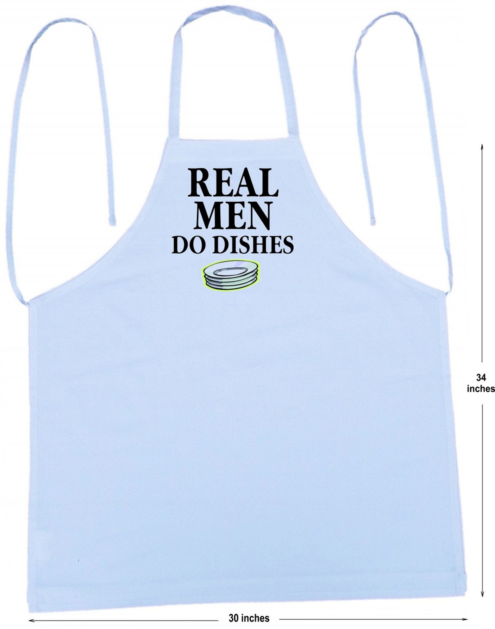 Humorous Cooking Aprons Real Men Do Dishes Novelty Chef Apron - Etsy