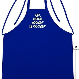 Mr. Good Lookin' is Cookin' Funny Aprons for Men, Grilling Aprons for ...