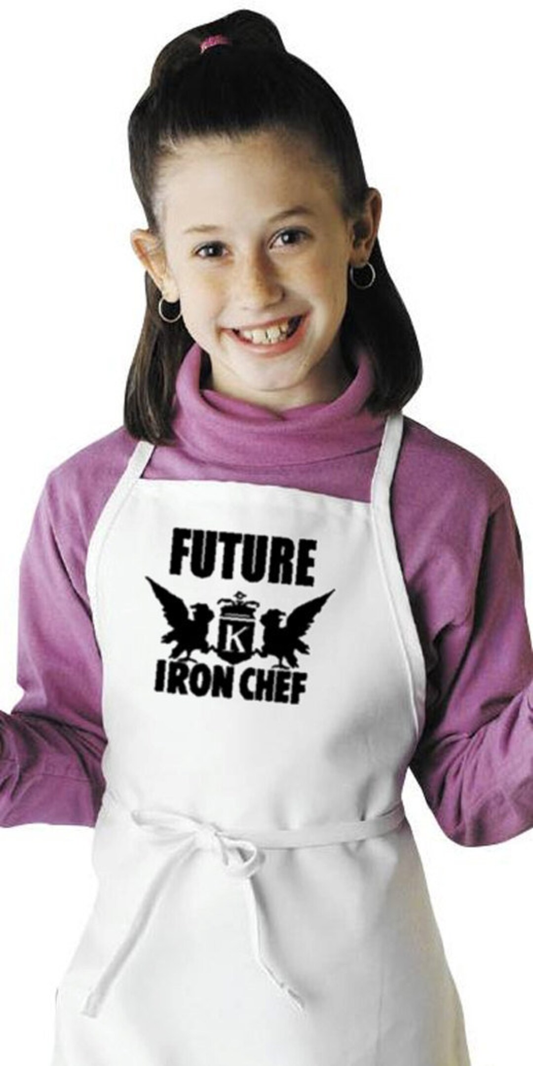 Future Iron Chef Kids Apron, Children's Cooking Gift - Etsy