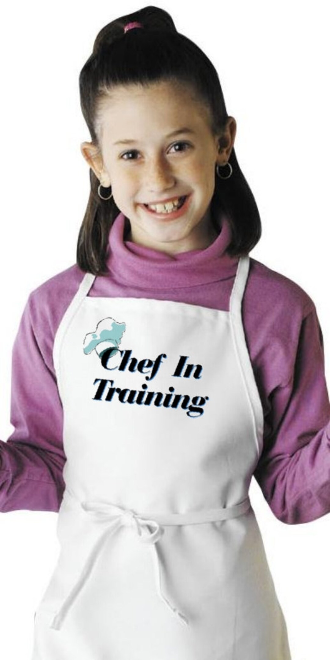 Kids Apron Chef in Training Children's Cooking Aprons, Child Kitchen ...