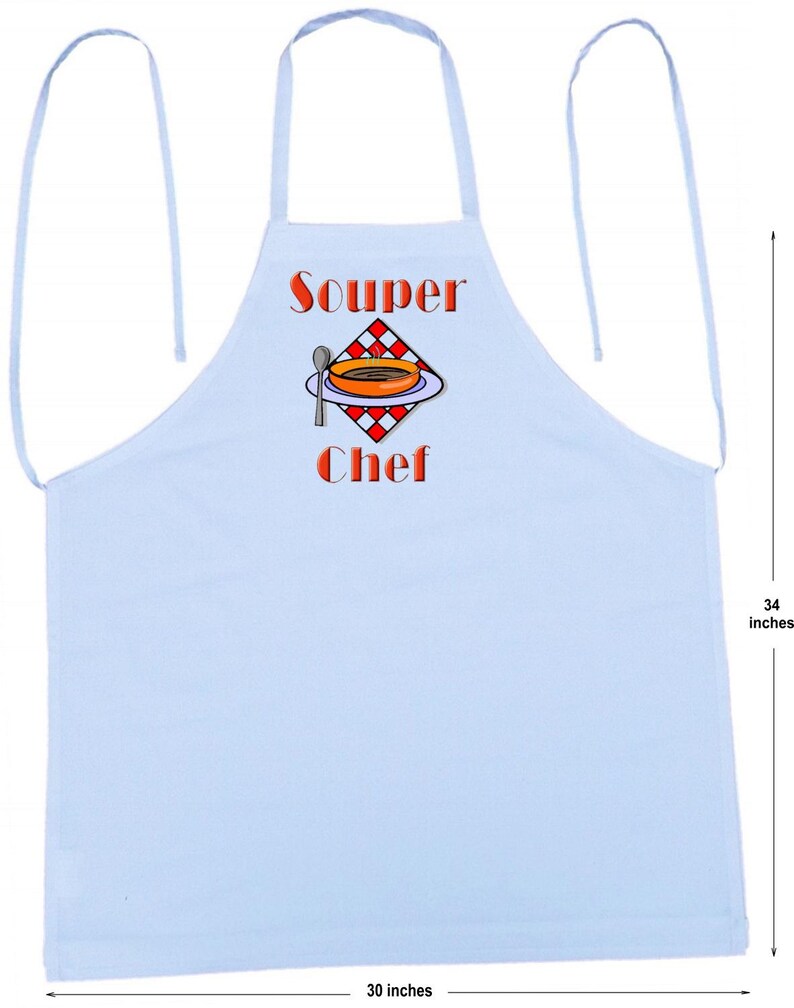 Souper Chef Apron, Funny Cooking Gift, Kitchen Apron - Etsy