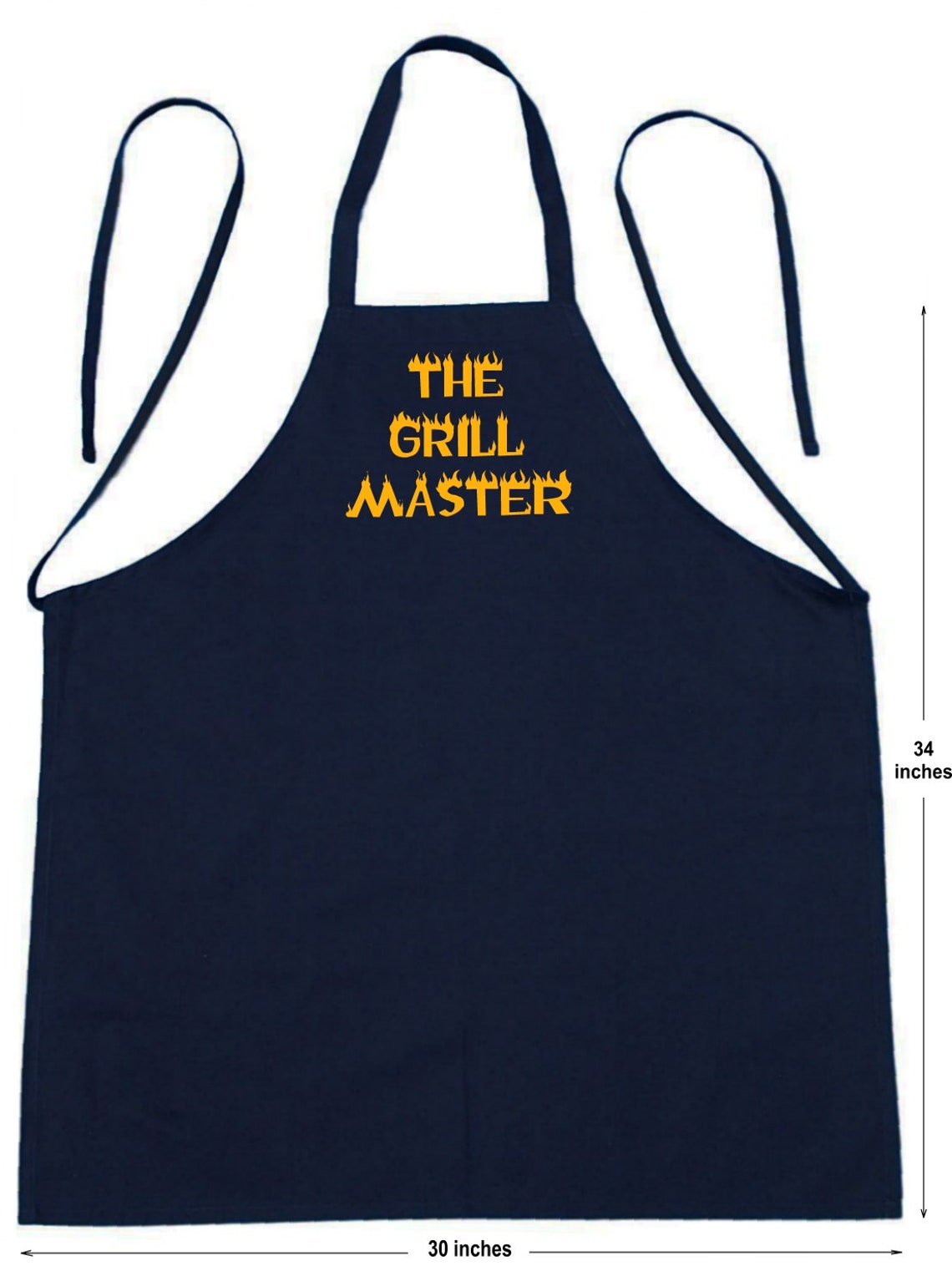 Black Barbecue Apron the Grill Master Novelty Gift Ideas for - Etsy