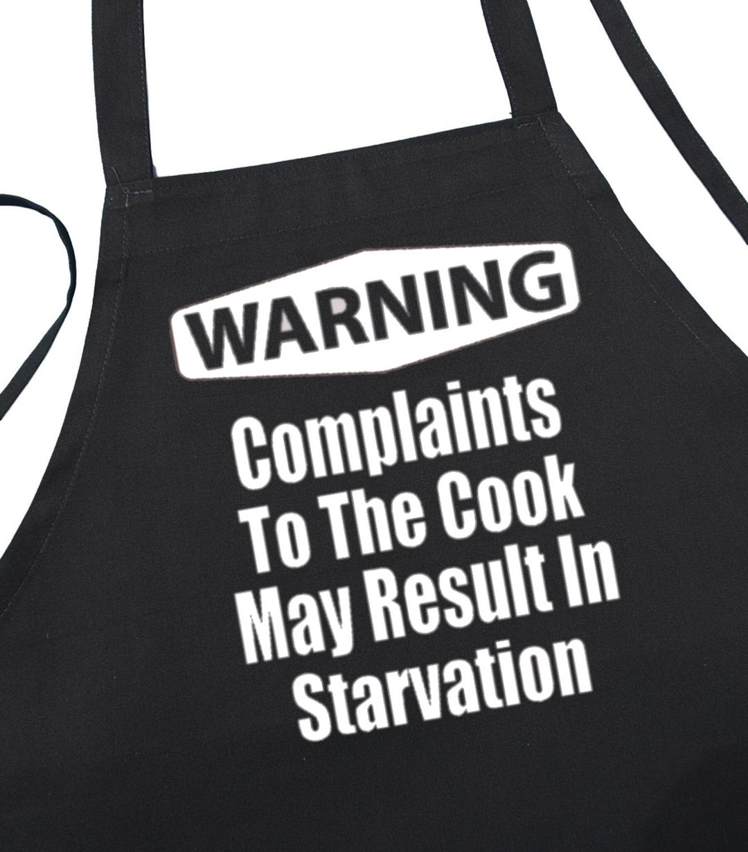 Complaints to the Cook May Result in Starvation Funny Kitchen Aprons ...