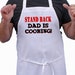 Stand Back Dad is Cooking Funny Aprons for Men Mans Chef - Etsy
