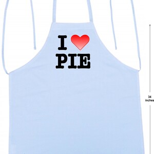 Cooking Aprons I Love Pie Cute Novelty Baking Apron, Bakers Gift Idea ...