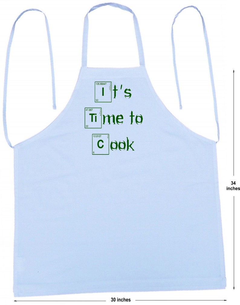 Chef Apron From Breaking Bad Its Time to Cook Kitchen Aprons - Etsy
