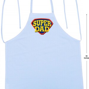 Super Dad Cooking Aprons for Men, Novelty Apron Gift Idea, Chef Apron ...