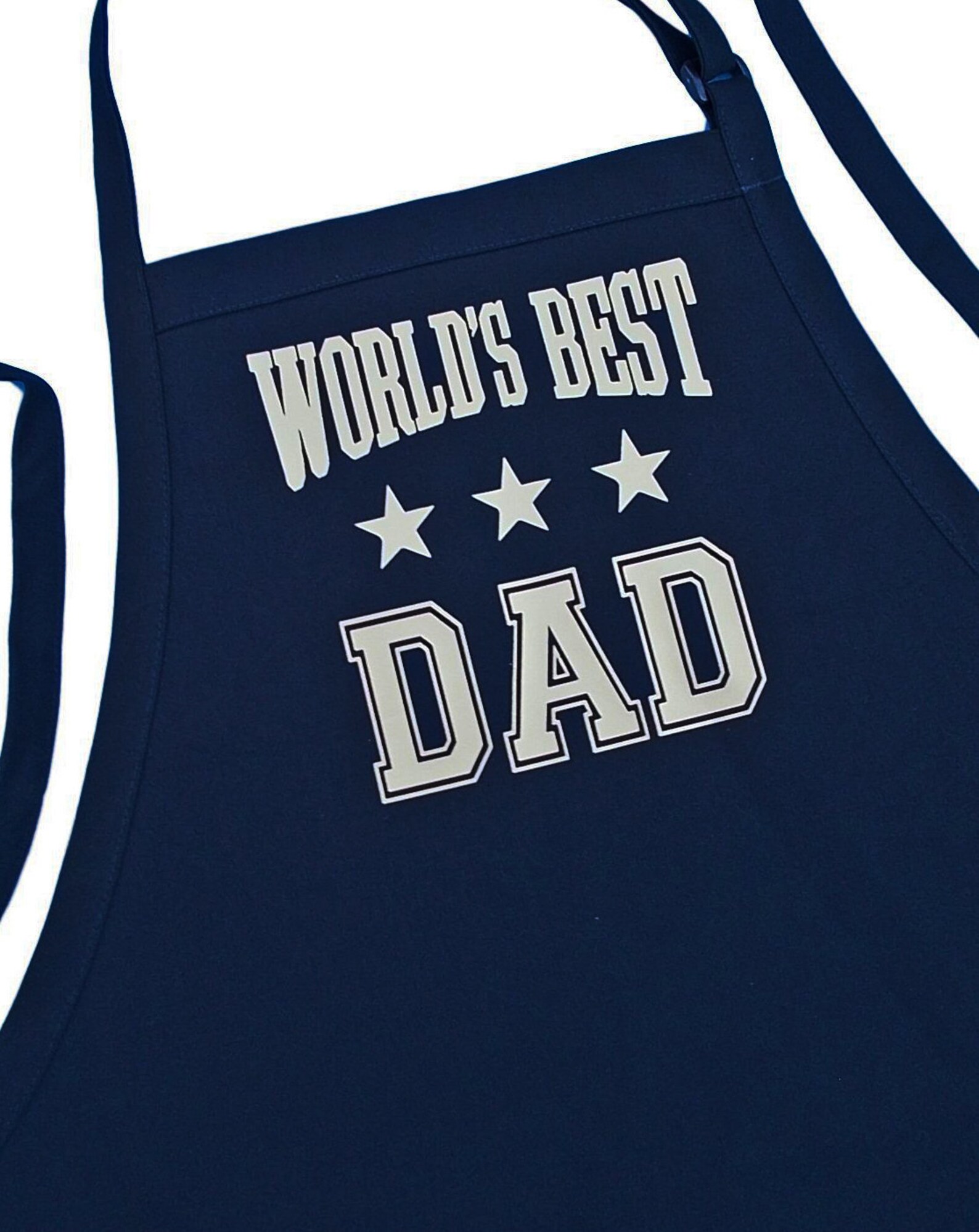 World's Best Dad Aprons for Men, Fully Adjustable With Pockets and ...