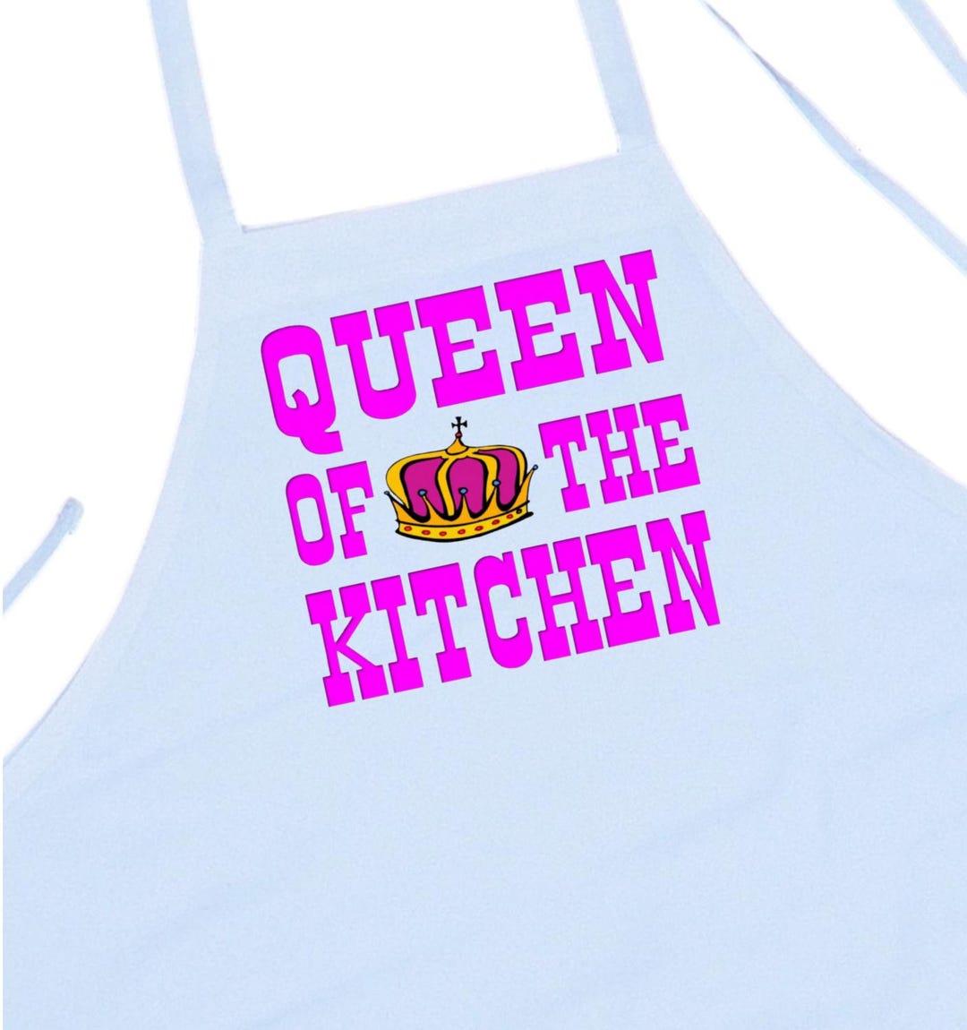 Cooking Apron Queen of the Kitchen White Aprons for Women - Etsy