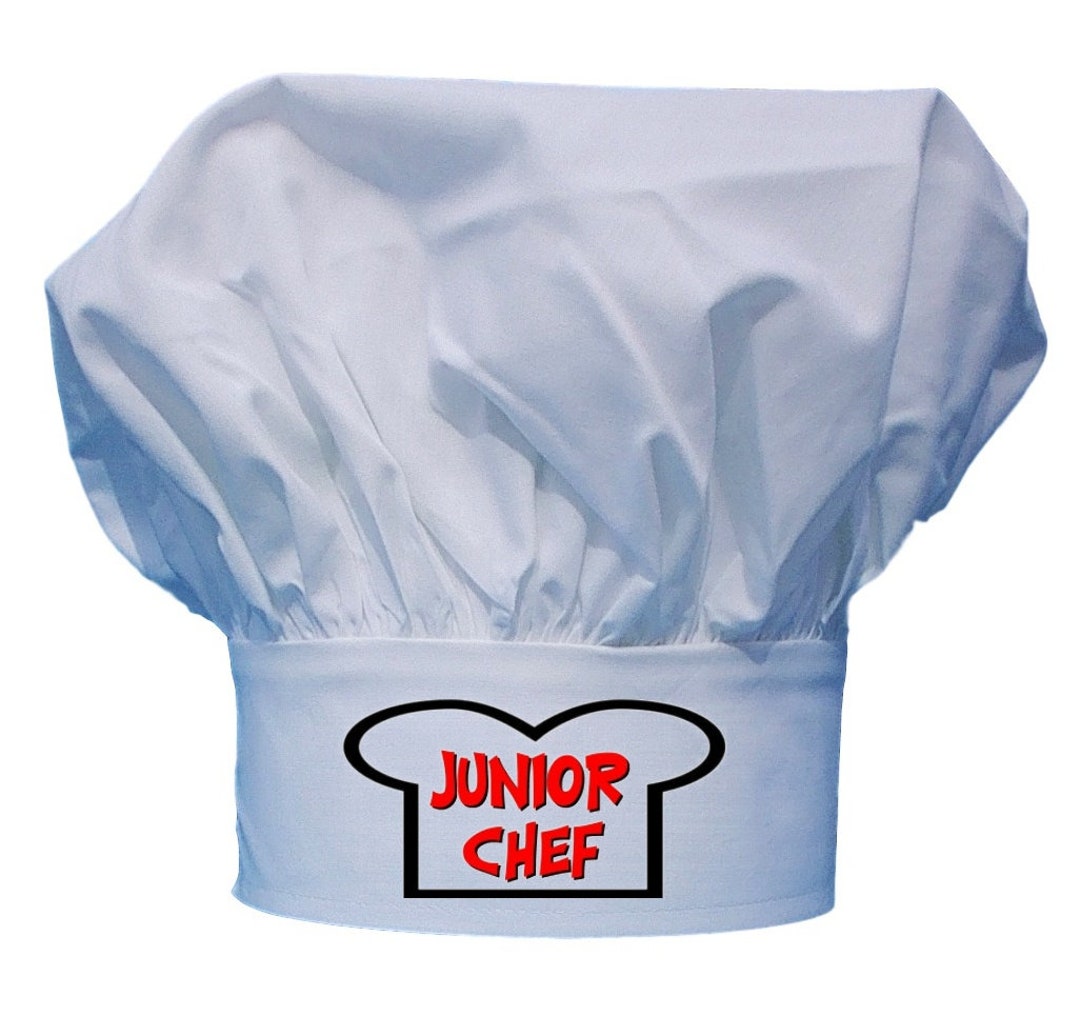 Junior Chef Hats for Children and Adults, Fully Adjustable, White Toque ...