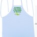 Vegan Aprons, Vegetarian Aprons, Vegan Apron Design, White With Extra ...