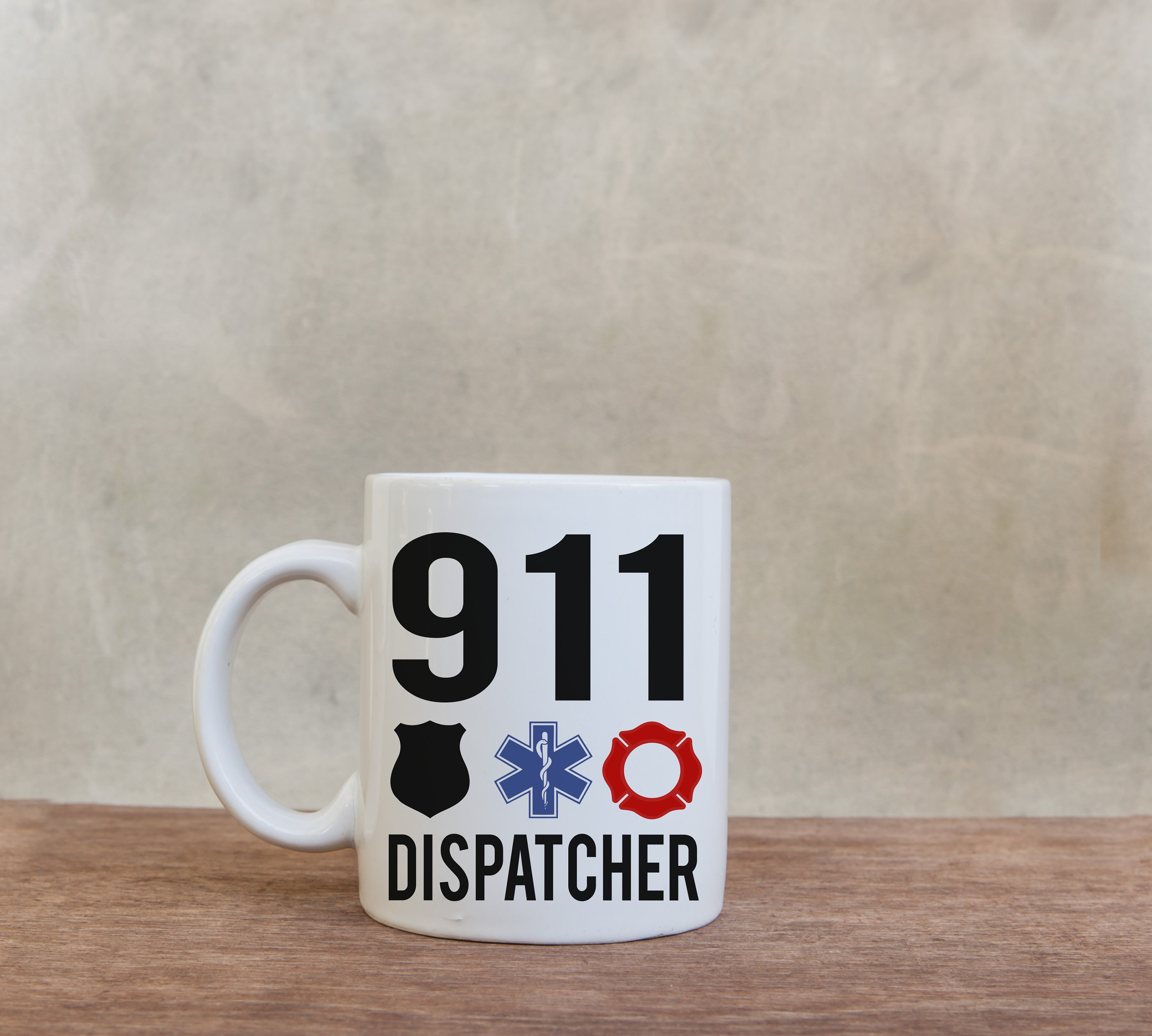 911 Dispatcher Ceramic Coffee Mug - Ceramic Coffee Mug - EMT - Fire ...