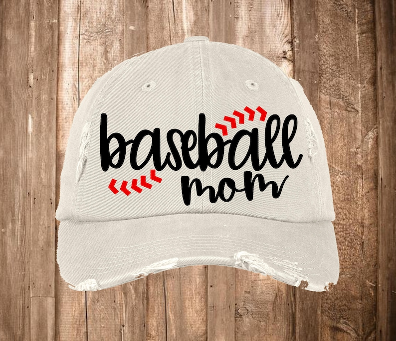 Baseball Mom Hat Baseball Hat Laces Embroidered Hat - Etsy