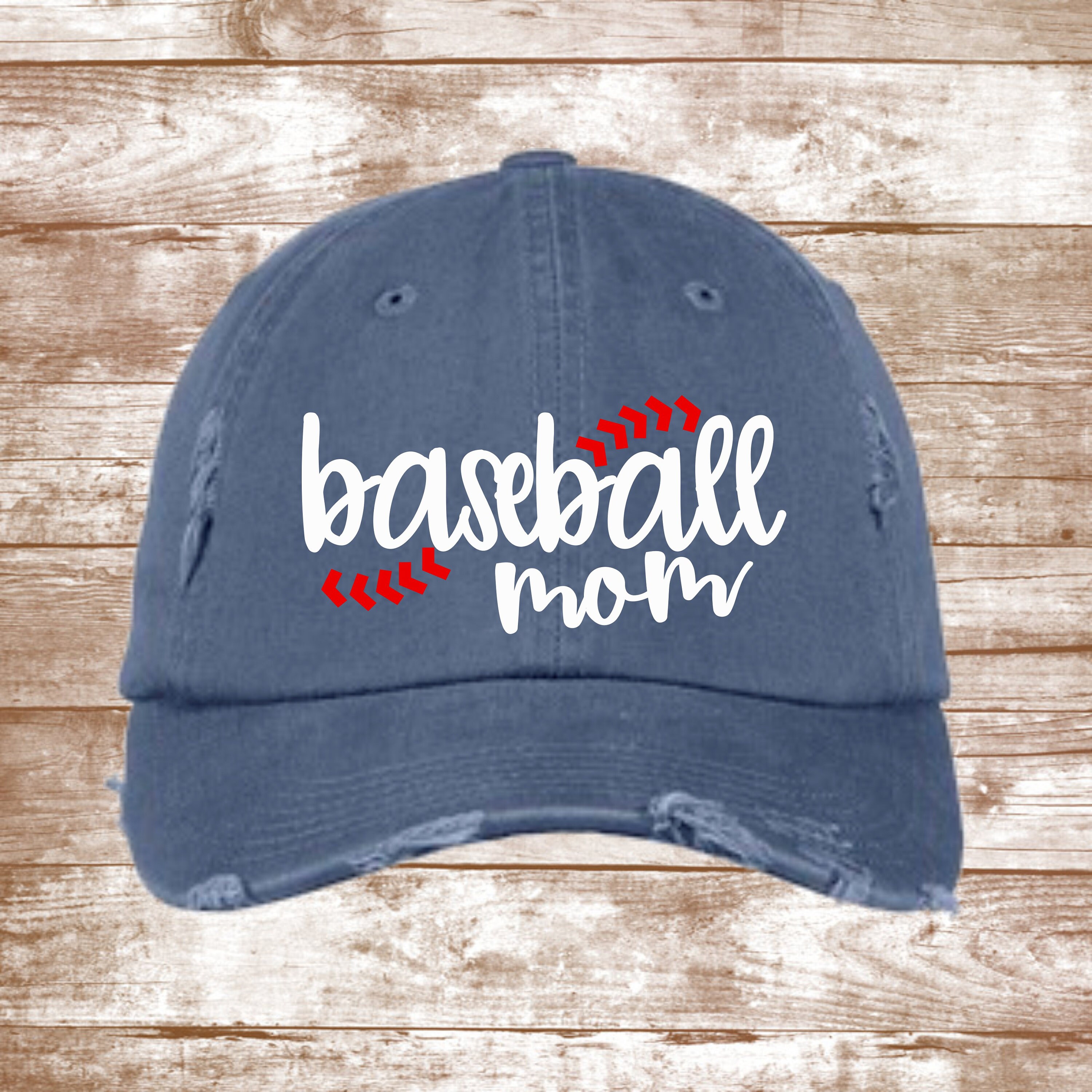 Baseball Mom Hat Baseball Hat Laces Embroidered Hat - Etsy