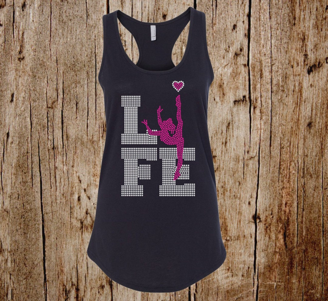 Dance Bling Shirt Live to Dance Pointe Shoes Ballet - Etsy Italia