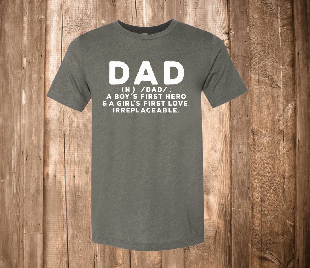 Dad Shirt - Dad Definition - Shirt - Dad Life - Son's Hero - Daughter's ...