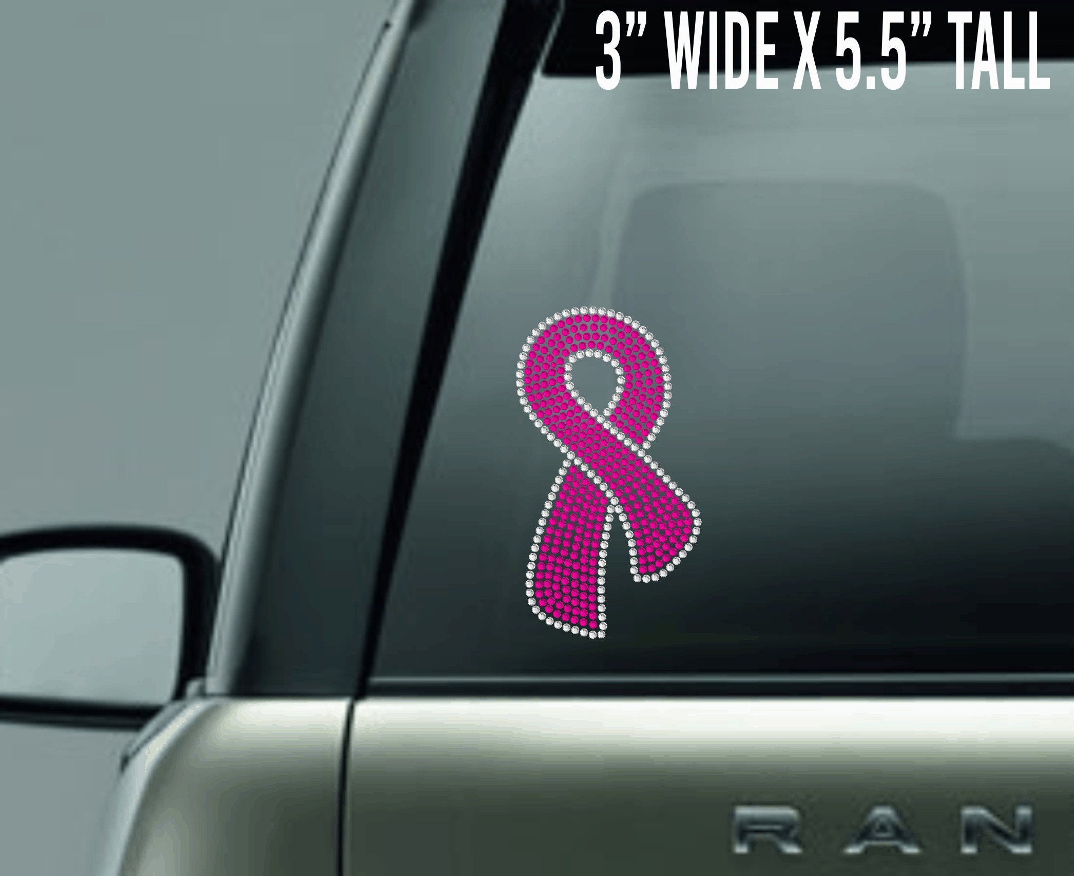 car pink ribbon decal pink awareness tumbler awareness pink ribbon ...