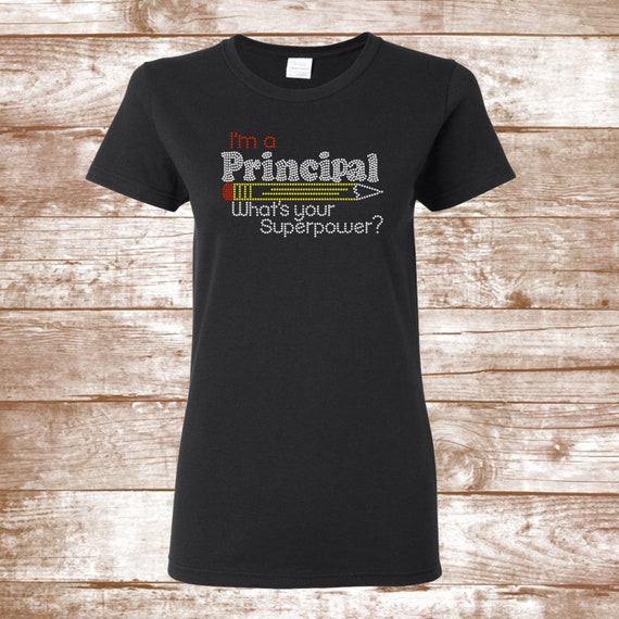Principal Shirt School Principal Hero Shirt Super Power - Etsy
