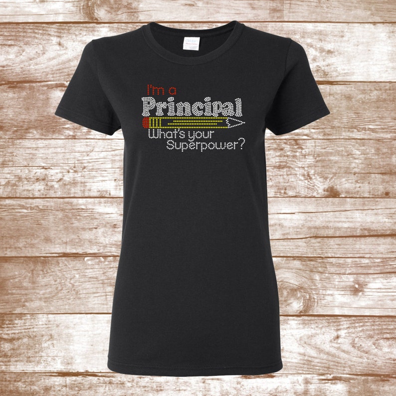 Principal Shirt - School Principal - Hero Shirt - Super Power - Pencil ...