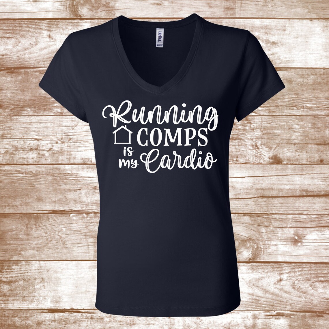 Real Estate Agent Shirt - Running Comps is My Cardio - Ladies Clothing ...