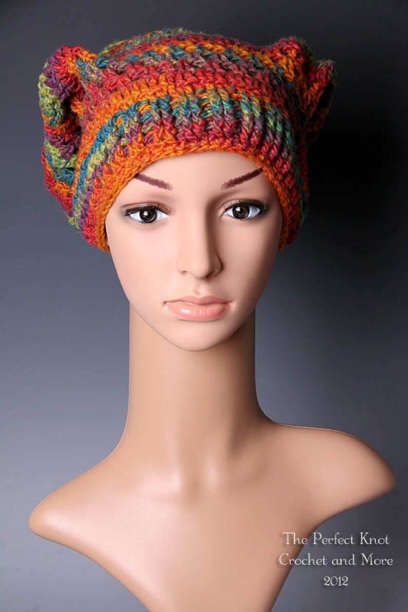PDF Crochet Pattern File - Hurricane Spiral Slouchy Hat - Etsy