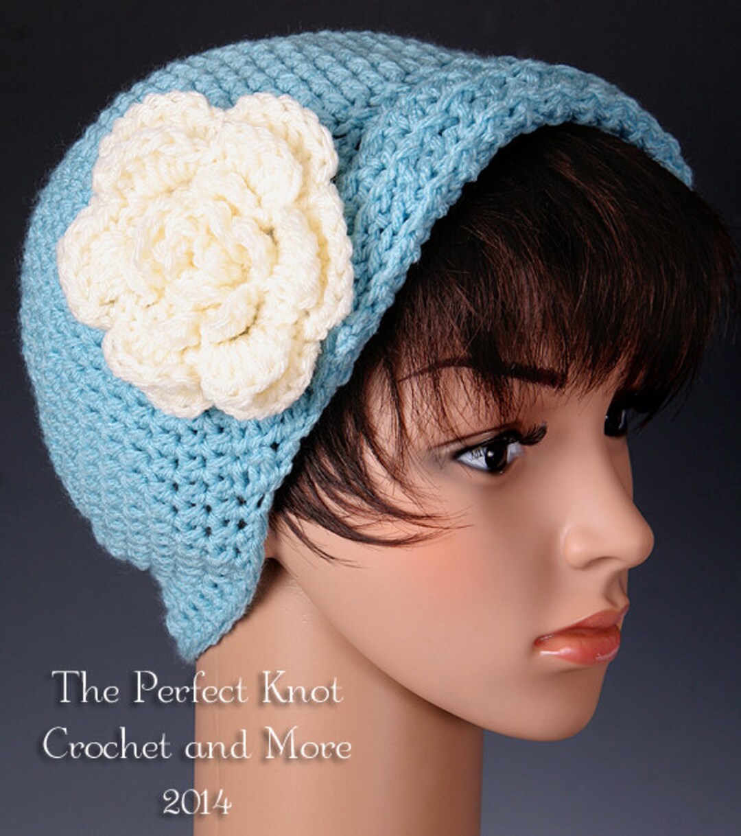 PDF Crochet Pattern - Felicity Flapper Cloche Hat - Etsy