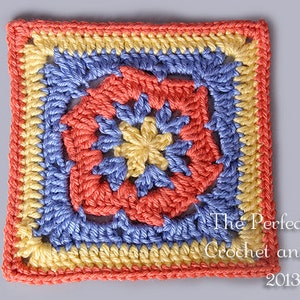 PDF Crochet Pattern File - Helena 6 Inch Square - Etsy