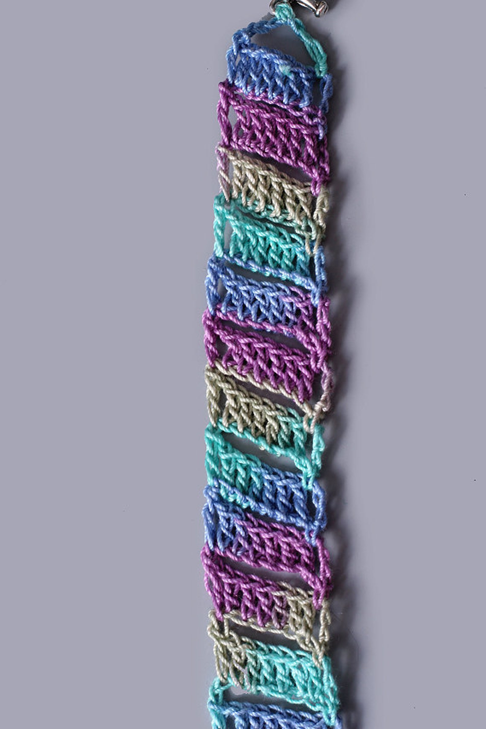 PDF PATTERN FILE Diagonal Ladder Crochet Bracelet Pattern - Etsy