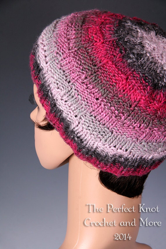 PDF Knitting Pattern File Basket Weave Hat - Etsy